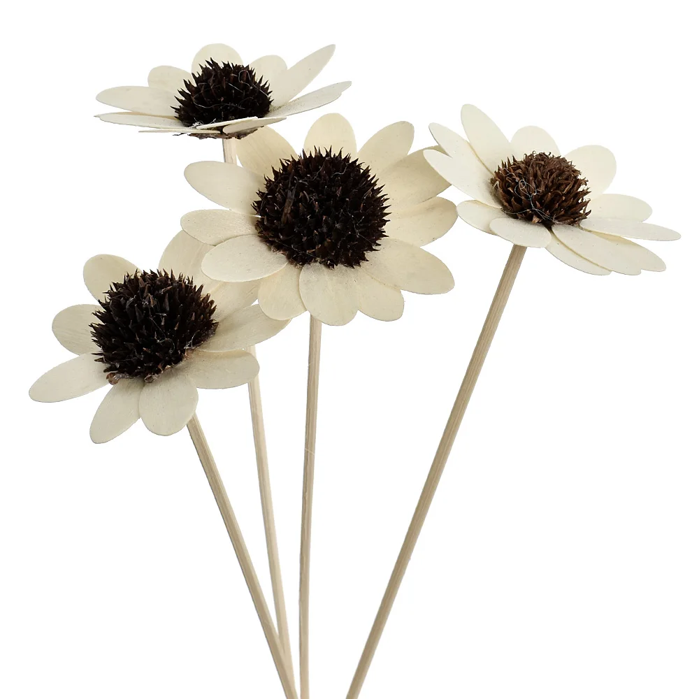 5PCS-Daisy-Flower-Rattan-Sticks-Fireless-Fragrances-Reed-Diffuser-Stick ...
