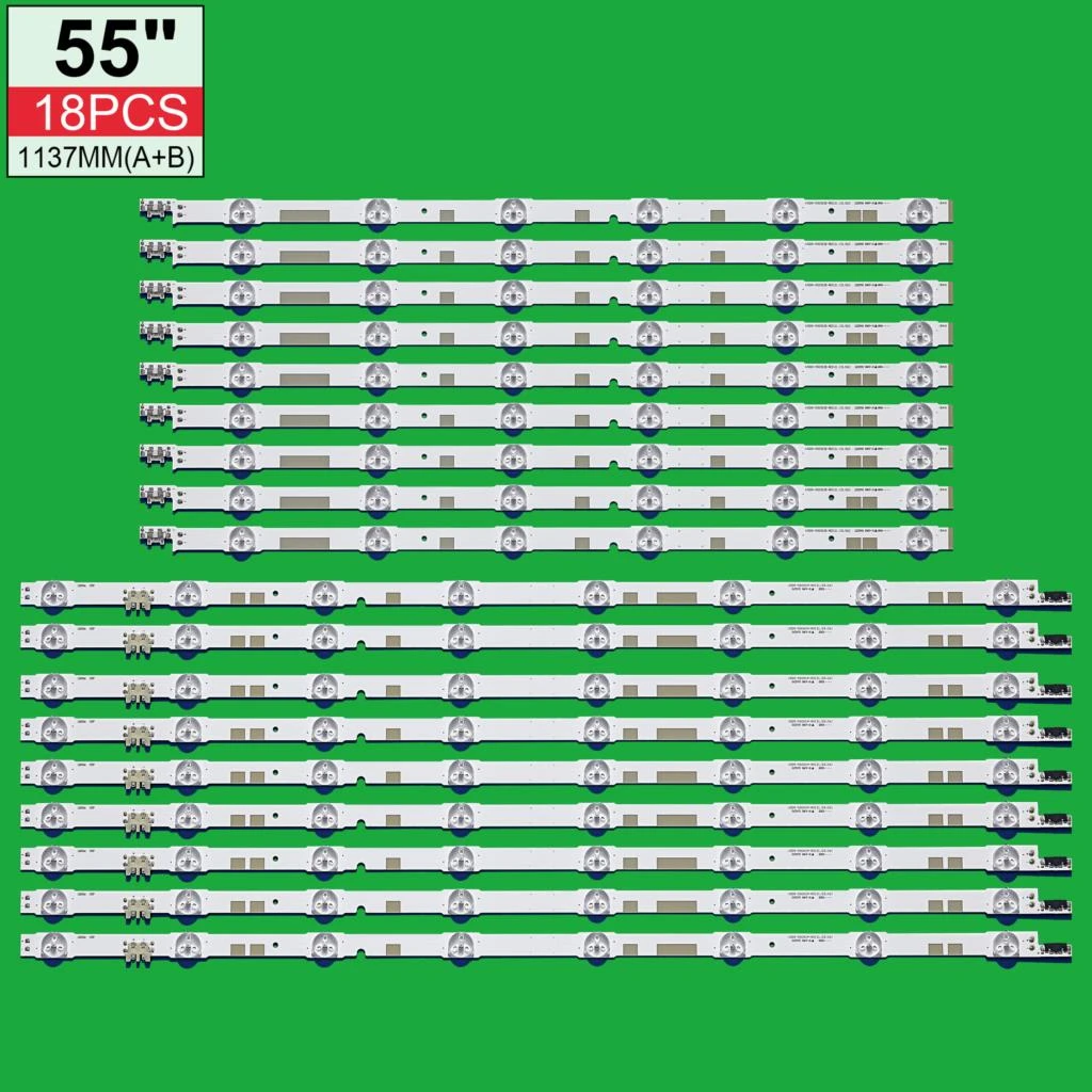 New 6V LED strip for Samsung UE55JU6872 UE55JU6872U UE55JU6870 ...