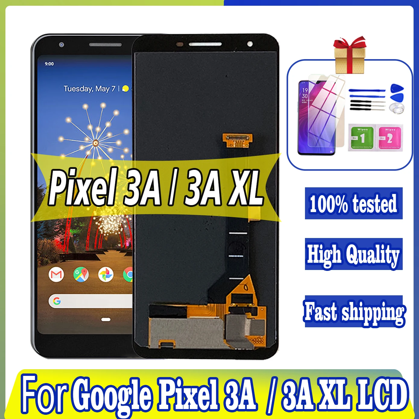 Tela-sens-vel-ao-toque-lcd-super-amoled-para-google-pixel-3a-xl-3a-xl ...