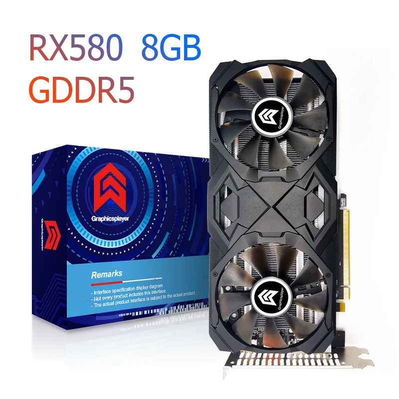 Rx 580 Series Computer Graphics Cards 2048sp Gddr5 Video Cards Placa De ...