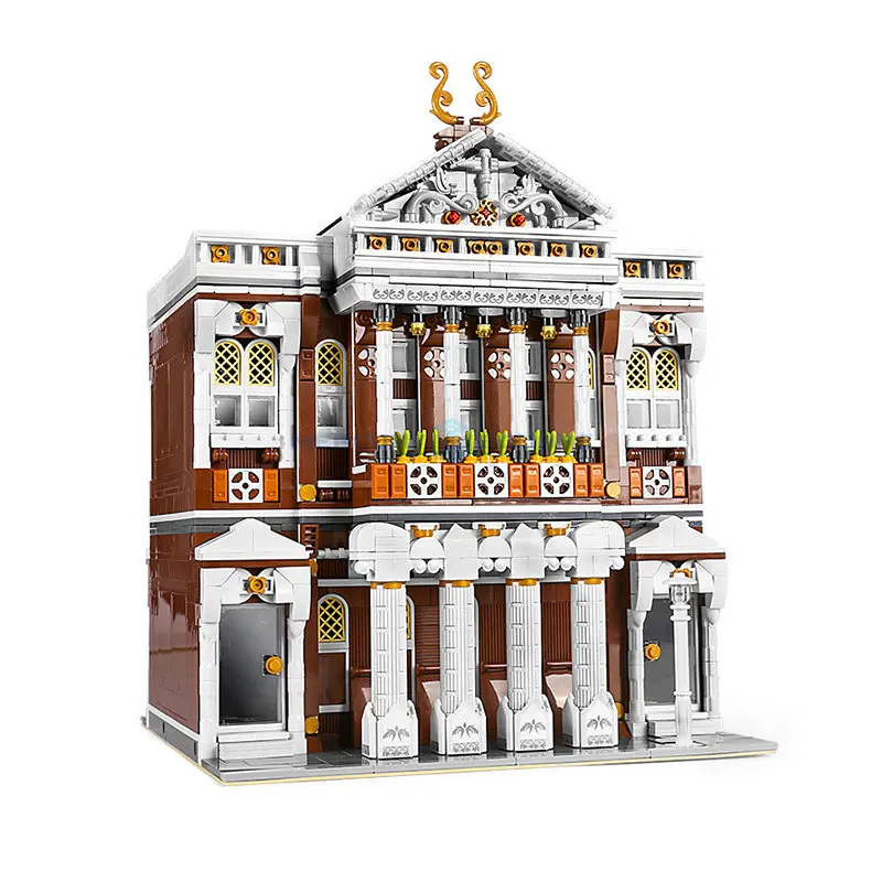 Novatown Concert Hall MOC 16032 Model Building Town Auditorium ...