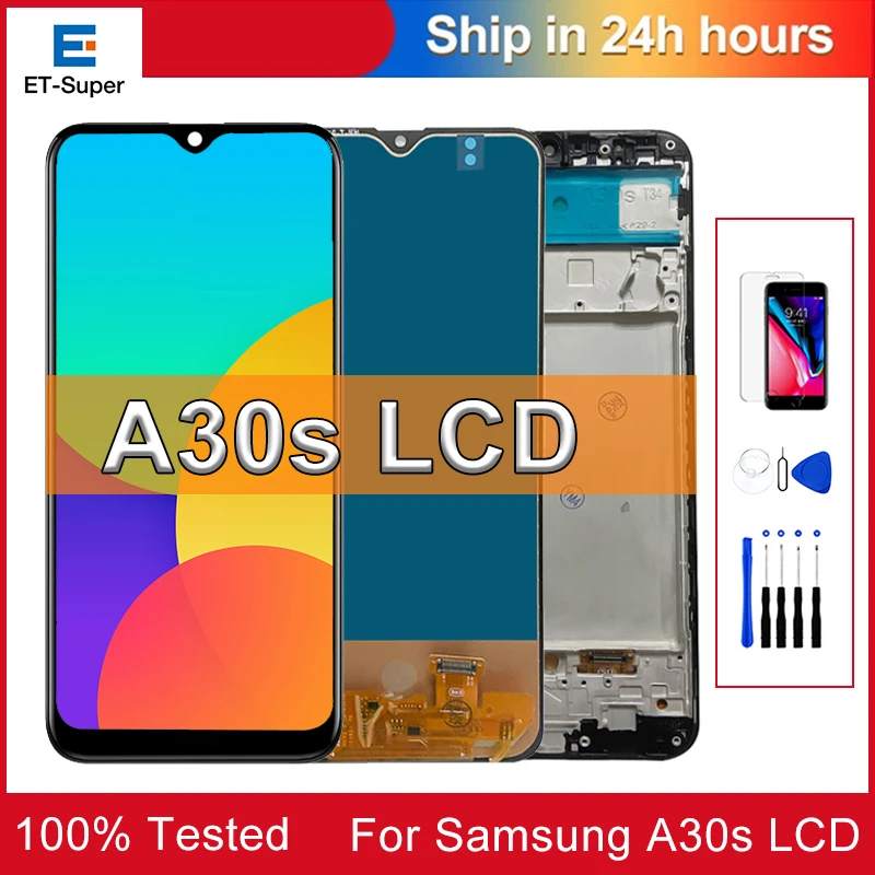 100% Test For Samsung Galaxy A30s A307F A307 A307FN LCD Display Touch ...