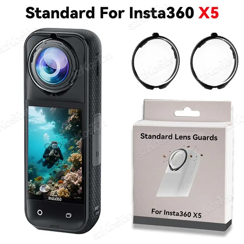 Lens Guard for Insta360 X5 Standard Lens Protector Removable Protective ...