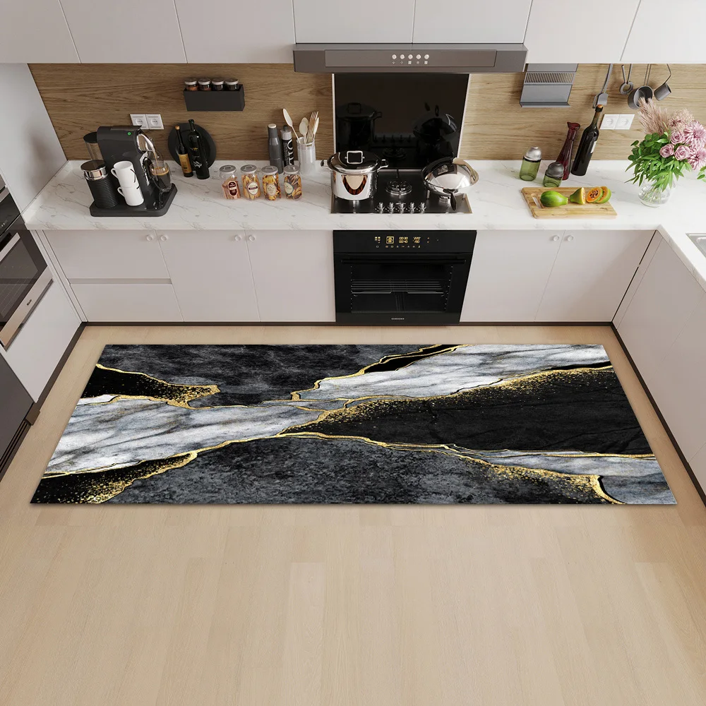 Washable Floor Mat Modern Art Floor Carpet Nordic Rugs Doormat Entrance ...