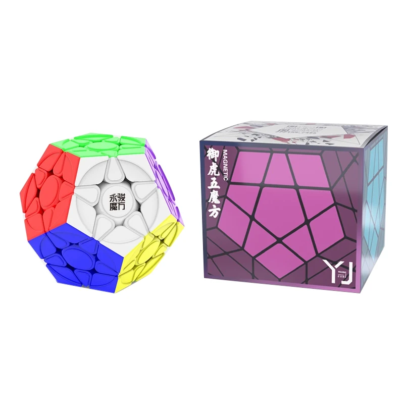 YJ-Yuhu-Megaminx-V2-M-Magnetic-Magic-Speed-Cube-Stickerless ...