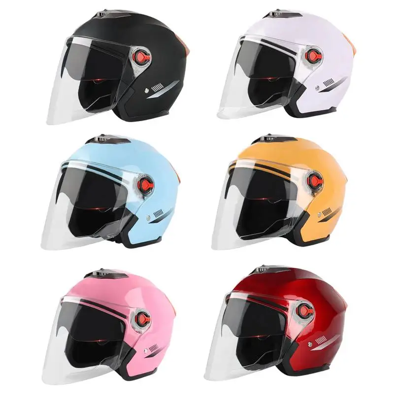 Motorcycle-Helmet-Open-Face-3-4-Helmet-Men-And-Women-Racing-Helmet ...