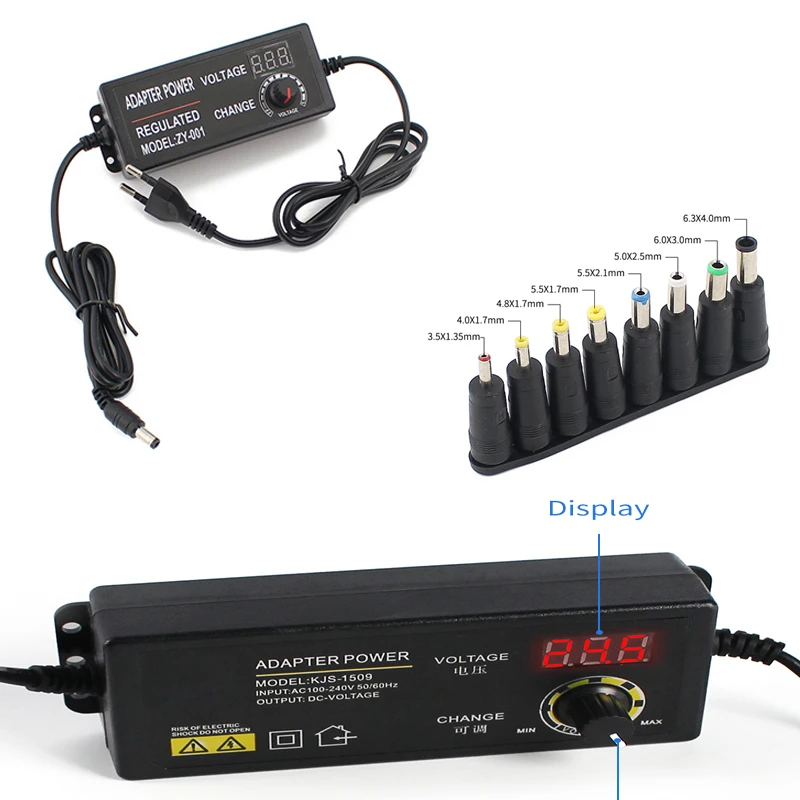 Various Voltage 3V 12V 24V 36V Adjustable AC-DC Power Supply Adapter 3V ...