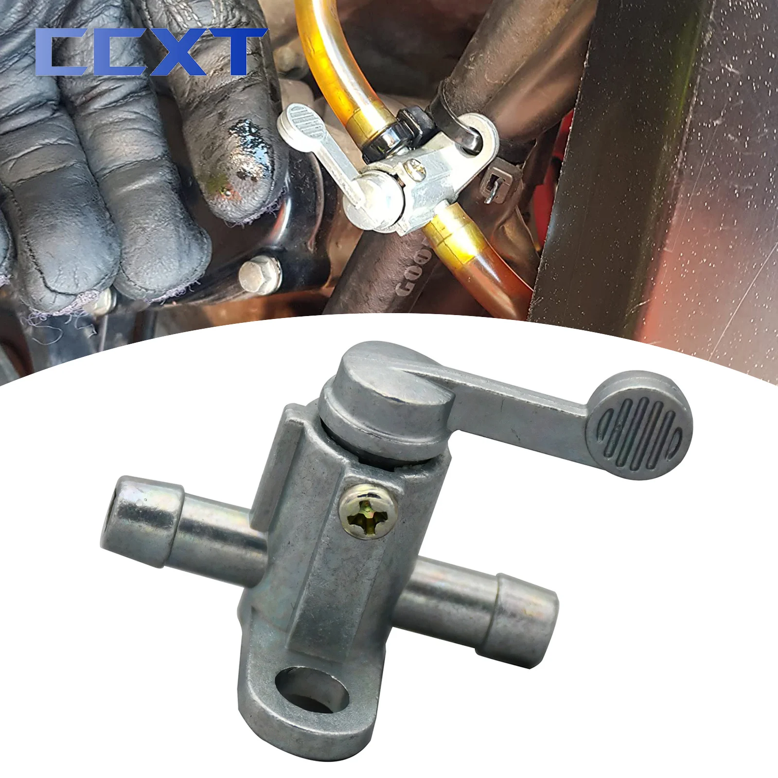 8mm 5/16'' Motorcycle Fuel Tank Fuel Tap Gas Petrol Valve Switch For ...