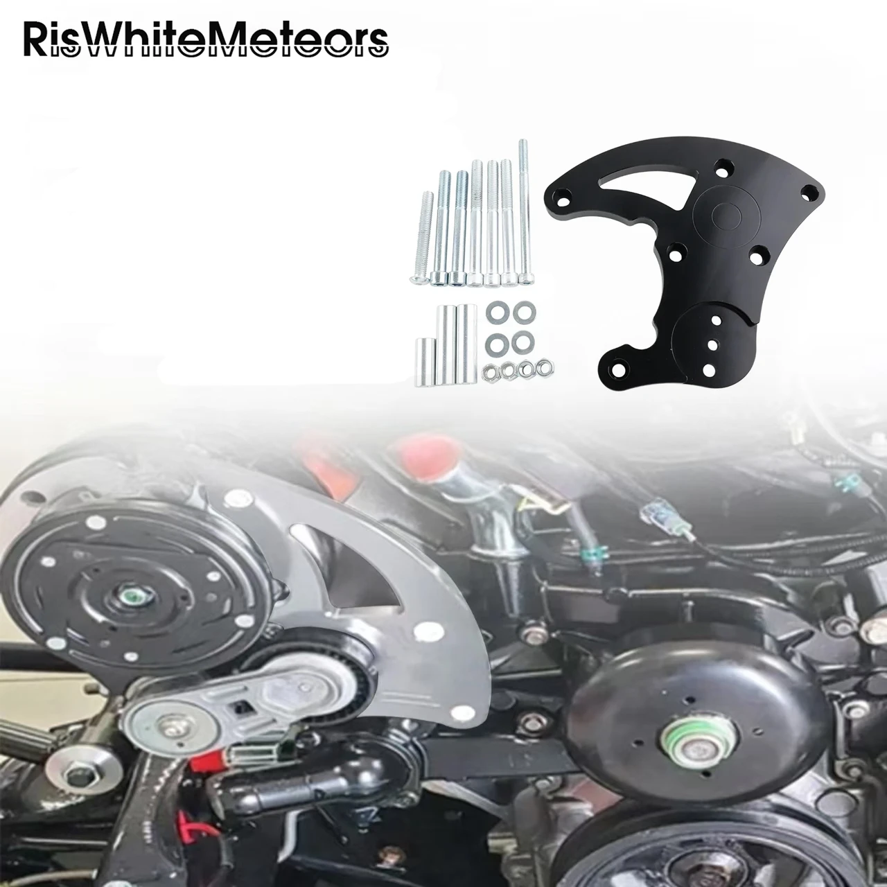 High Mount Performance AC Compressor Bracket for LS Series (LS1/LS2/LS3 ...