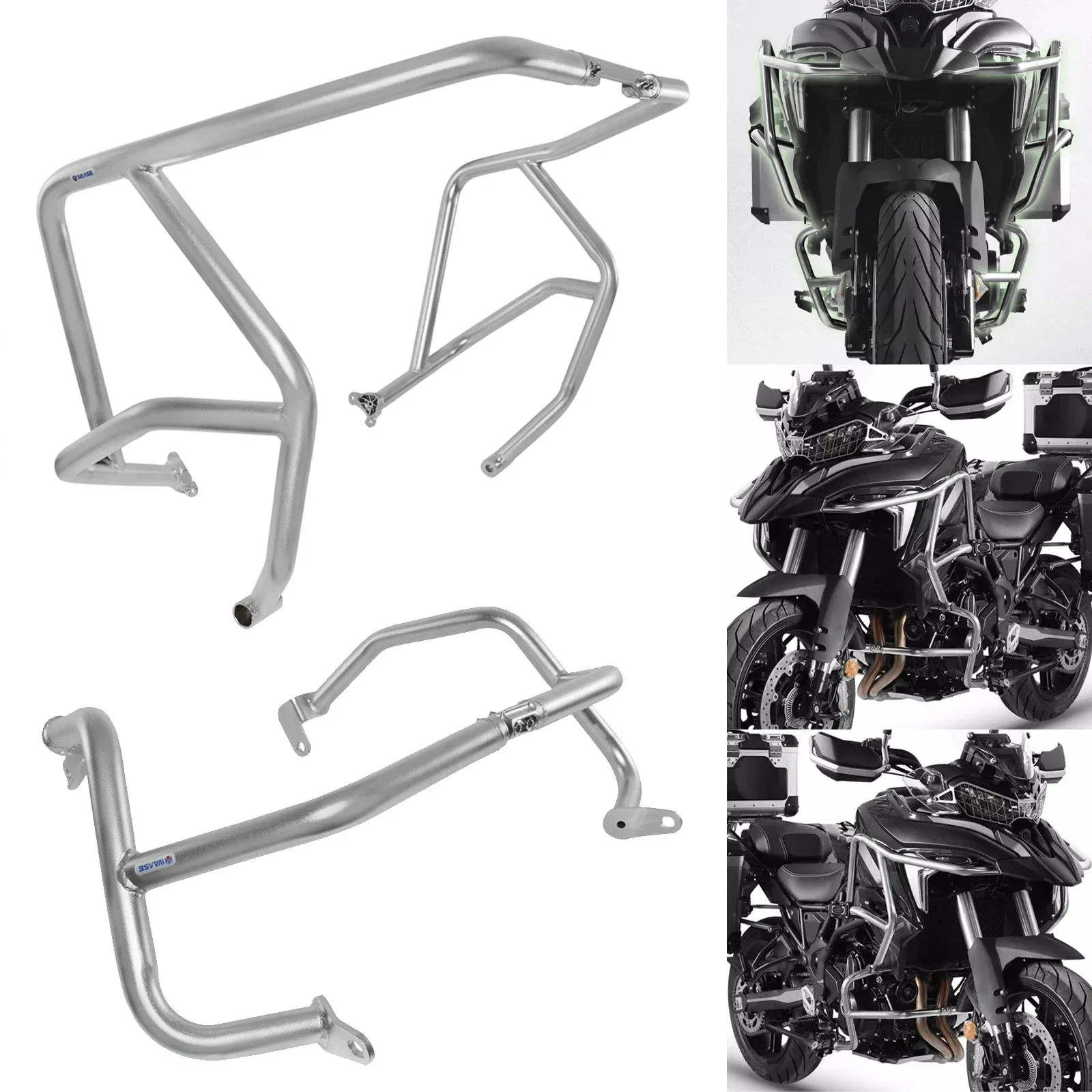 Stainless-Steel-Motorcycle-Engine-Guard-Crash-Bar-Tank-Bumper-Fairing ...