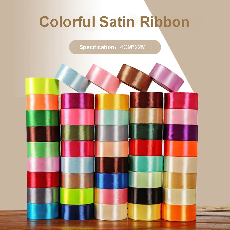 4M-22M-Silk-Satin-Ribbons-for-Crafts-Bow-Handmade-Gift-Wrap-Decorative ...