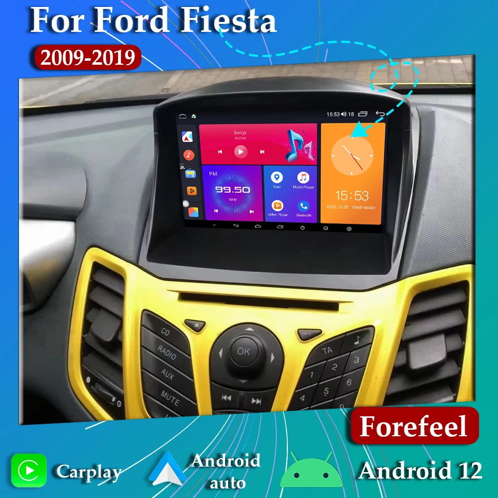 Android-12-For-Ford-Fiesta-2009-2019-Navigation-GPS-Video-Player-DVR-Wireless-Mouse-Carplay ...