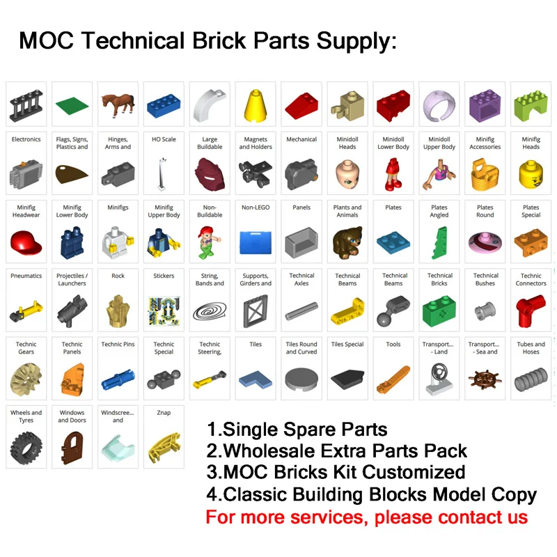 Price-for-Bricks-Pack-03-MOC-Brick-Parts-Classic-Bricks-Set ...