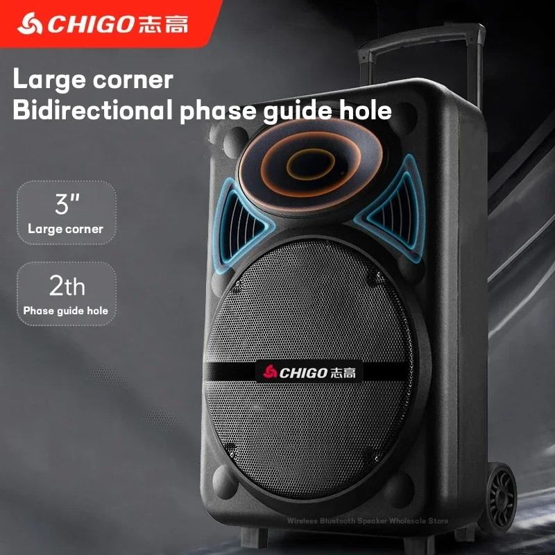 CHIGO-Outdoor-Square-Dance-Rod-Speaker-Charging-Wireless-Bluetooth-K ...
