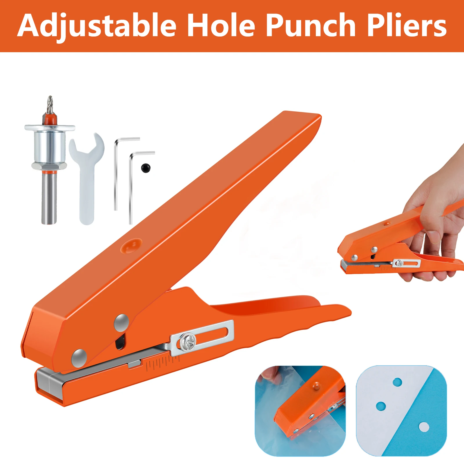 Punch-pliers-adjustable-handheld-single-round-hole-punch-ergonomic ...