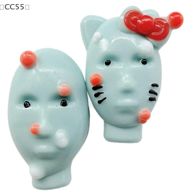 〔CC55〕2pcs/set Funny Pimple Popper Acne Relief Toy Reusable Low Rebound ...