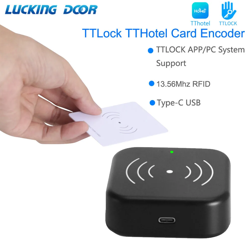TTLOCK-Smart-Card-Encoder-NFC-13-56M-M1-IC-Card-Reader-RFID-Chip ...