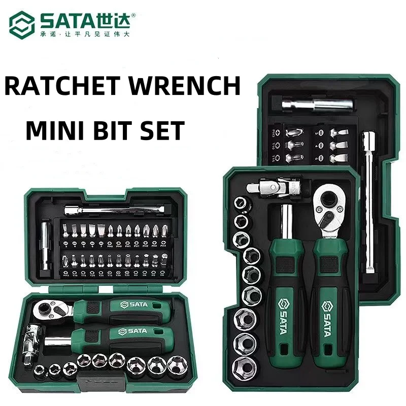 SATA-Ratchet-screwdriver-set-38-in-1-Portable-Mini-Wrench-with-Various ...