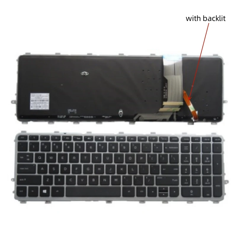 Laptop English Layout Keyboard For HP Envy 15-J 17-J M6-N 17T-J000 15T ...