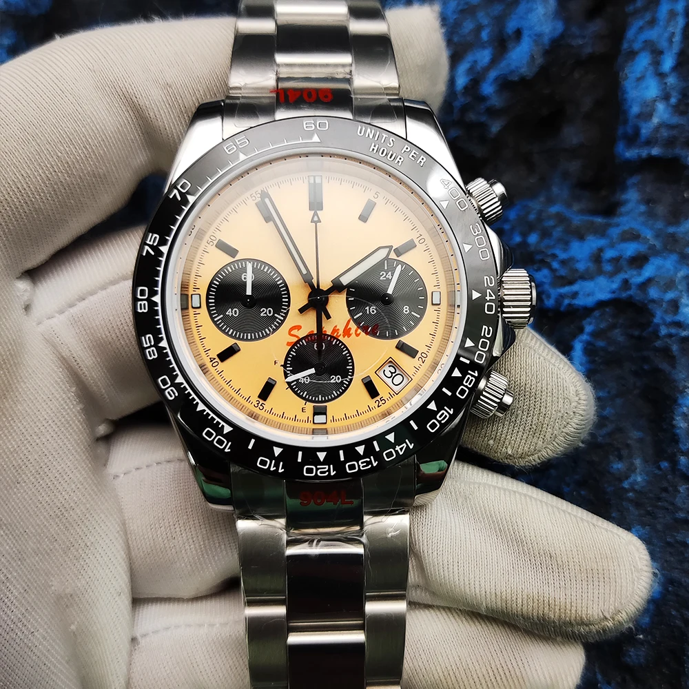 Quartz Chronograph Vk63 | Japanese Watch Vk63 | Vk63 Movement Watch ...