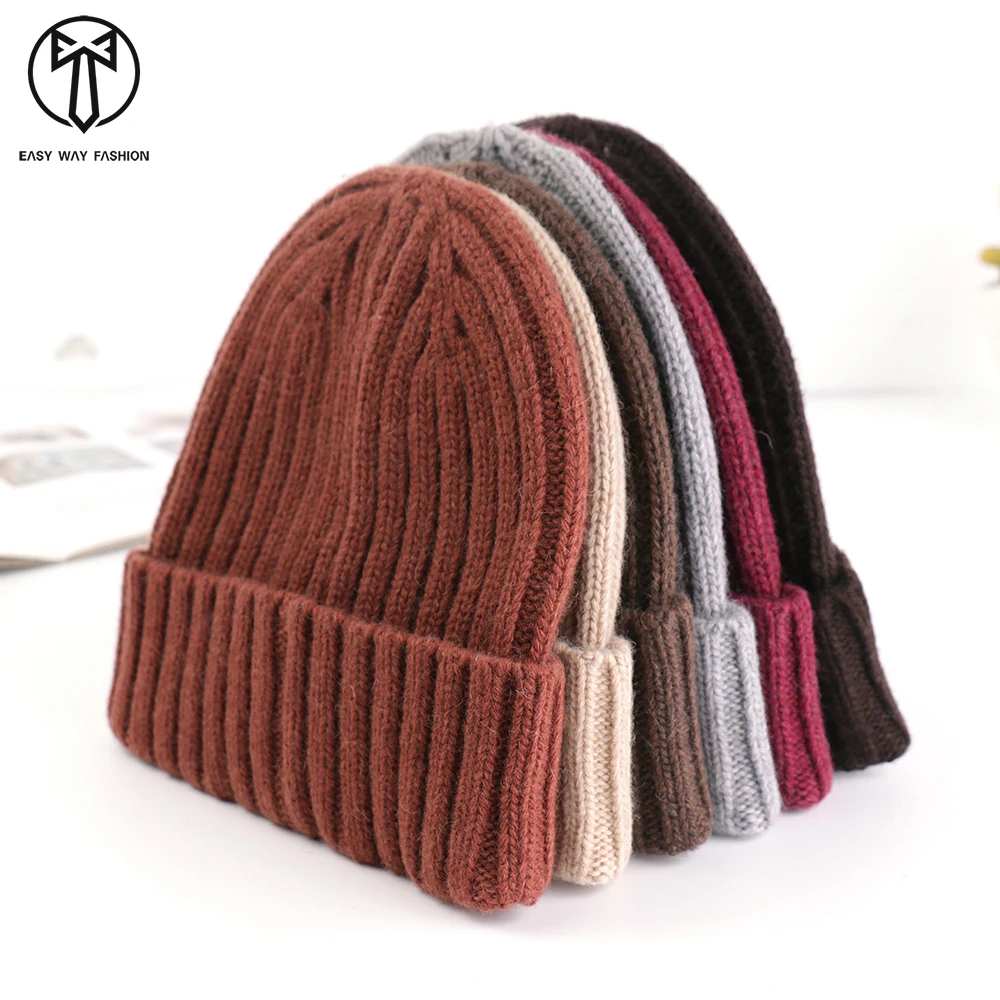 Tailor Smith Popular Plain Design Wool Soft Warm Comfortable Beanie Hat ...