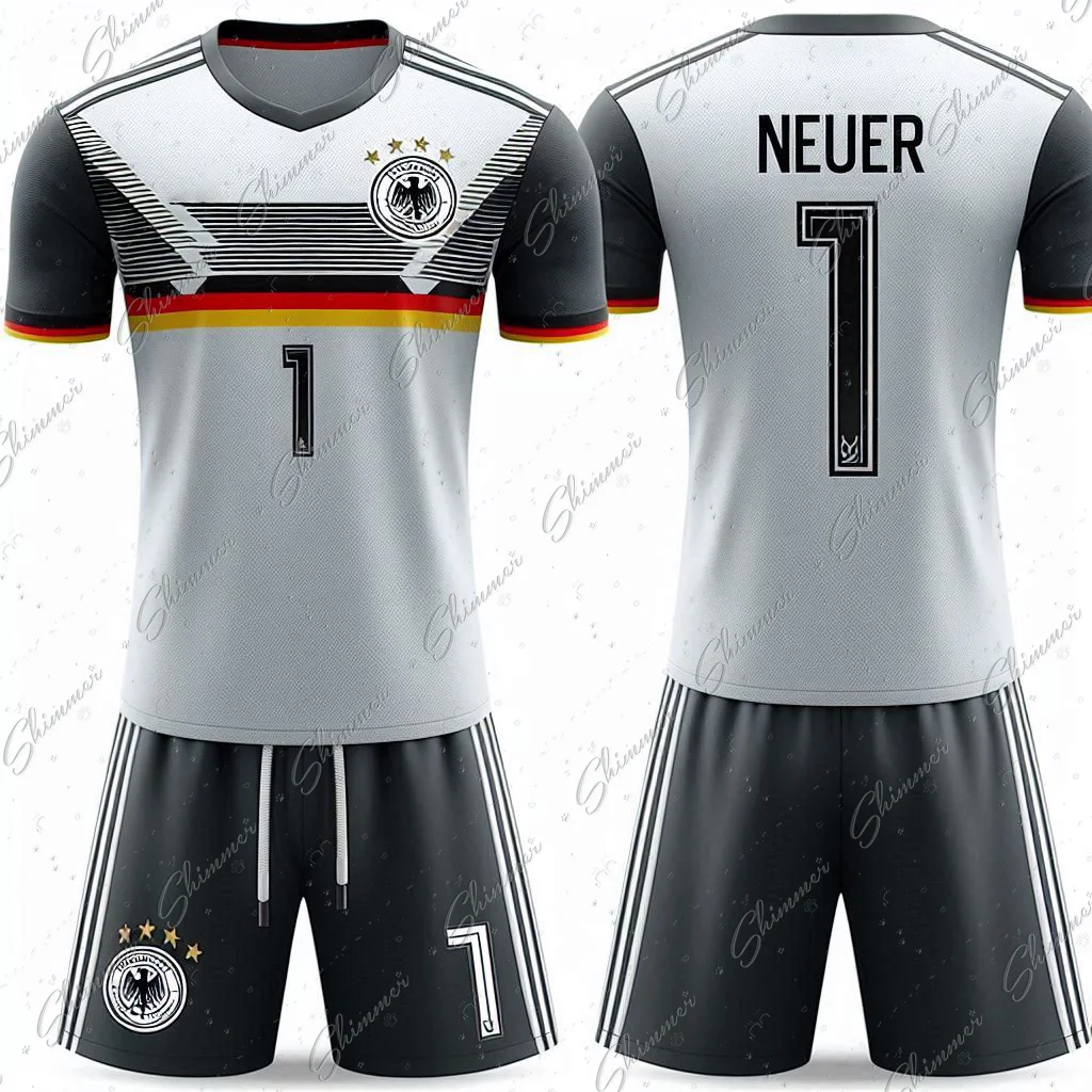 Camisola-de-Futebol-Jearsey-Infantil-Uniforme-de-Equipa-Estilo-Alem-o ...