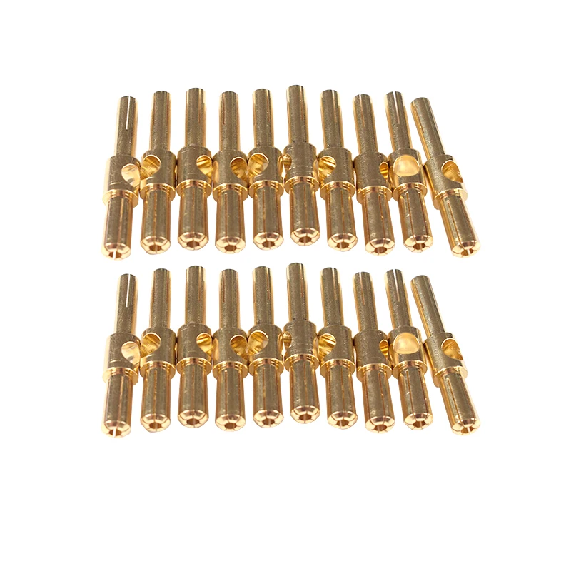 5-10-20Pcs-4MM-Male-to-5MM-Male-Gold-Plated-Bullet-Plug-Connector ...