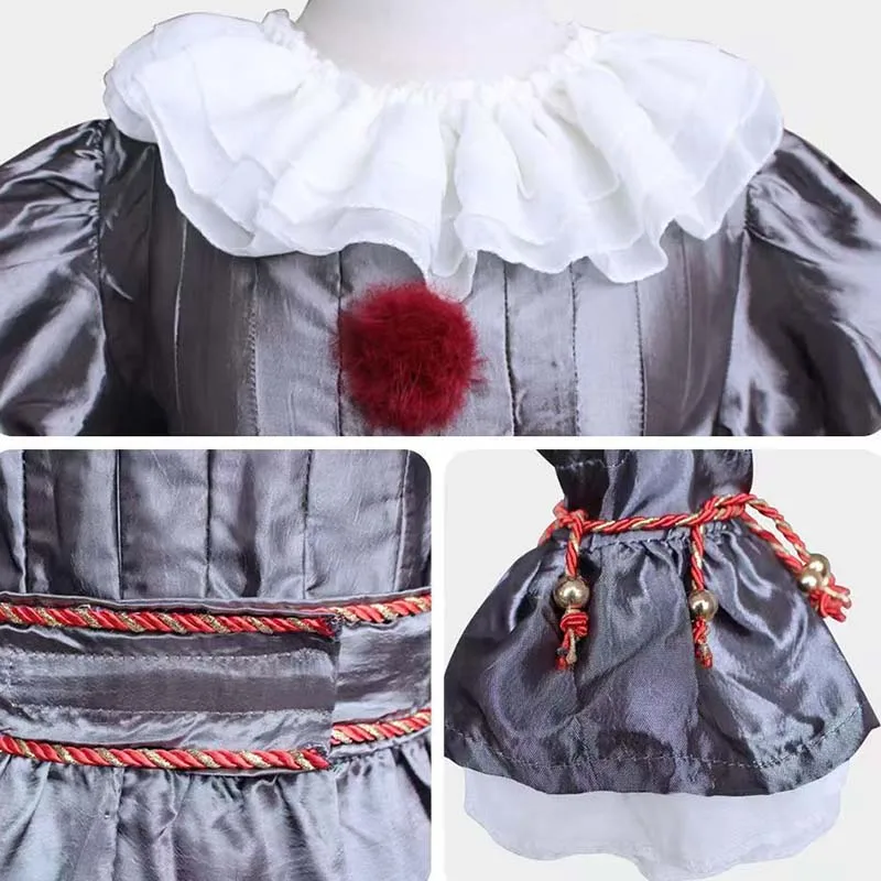 Pennywise Cosplay Costume Adult/Kids Clown Revival – Welcome Babies and ...