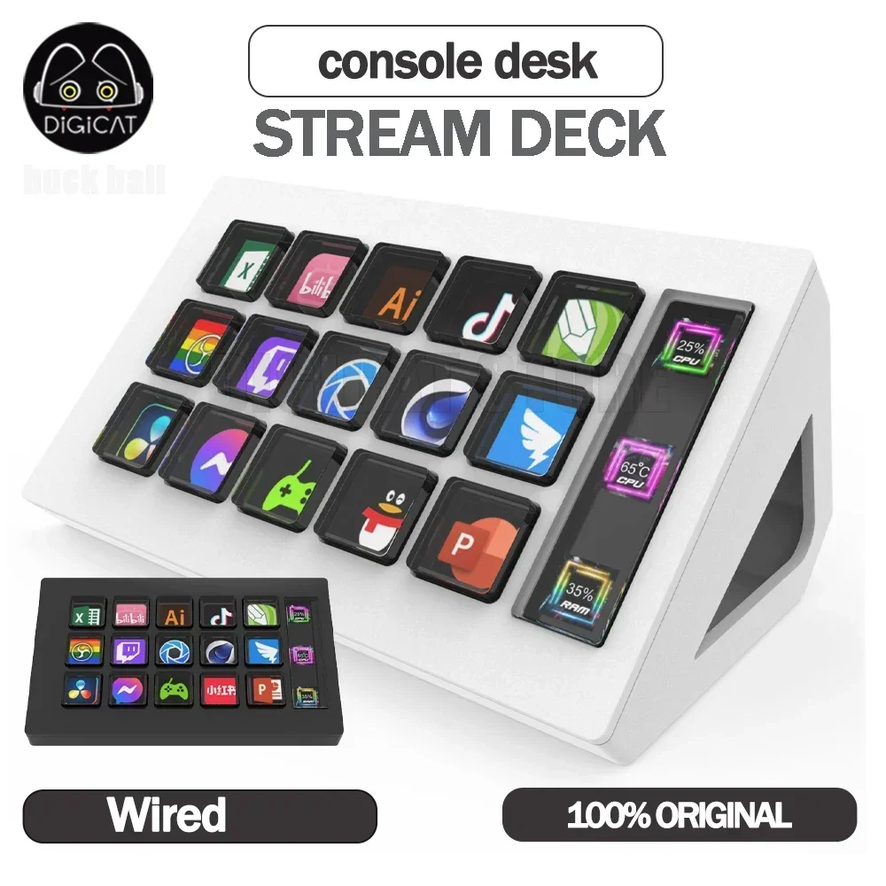 StreamDeck-Mini-Teclado-Visual-Stream-Deck-Live-Content-Creation-Controller-Bot-o-personalizado ...