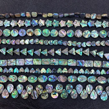 5pc/bag Wholesale Natural Abalone Shell Beads Various Shapes Shell Bead ...