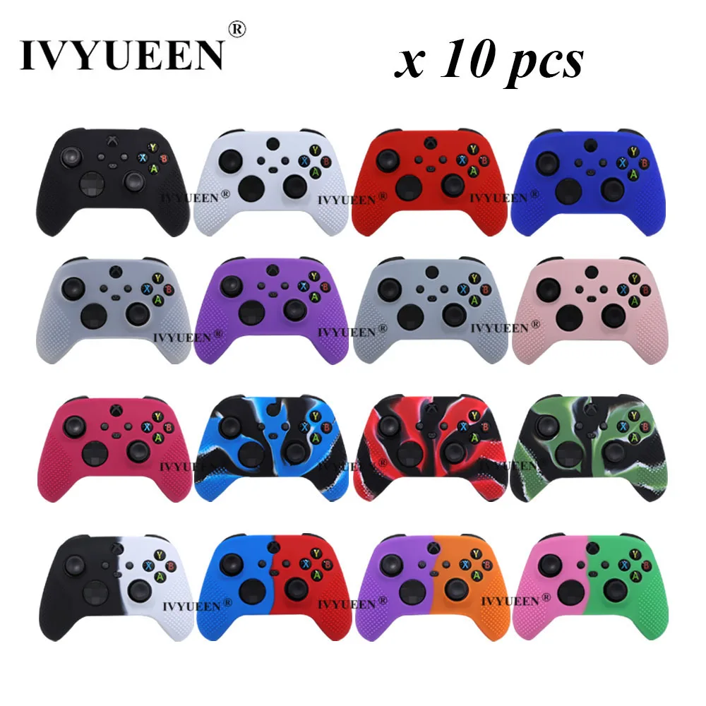 IVYUEEN-10-PCS-Silicone-Case-for-XBox-Series-X-S-Controller-Protective ...