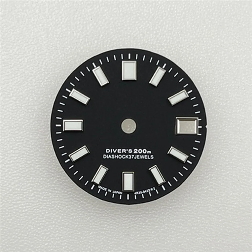 28-5mm-Watch-Dial-for-NH35-Movement-Modified-Part-Green-Luminous-Dials ...