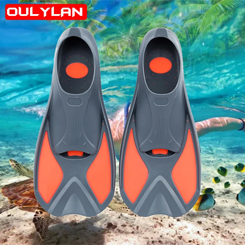 Oulylan-Swimming-Fins-For-Children-s-Professional-Training-Short ...