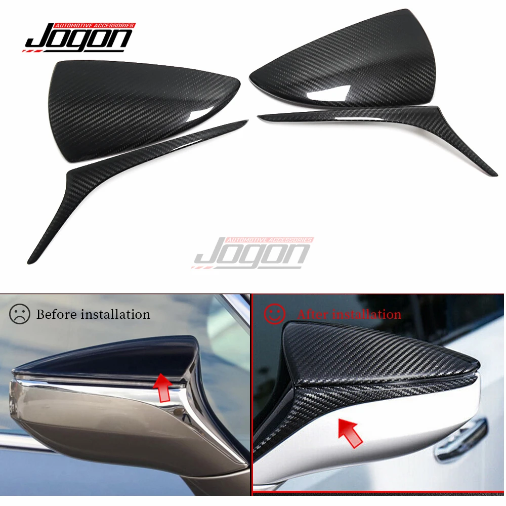 Dry Carbon Fiber Rear View Side Wing Mirror Caps Cover For Lexus RC UX ...