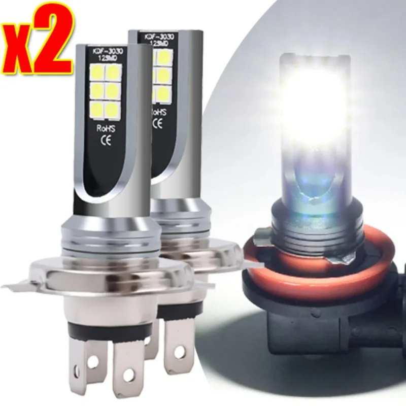 2-1pcs-H7-H4-LED-Headlight-Bulb-Beam-Kit-24W-High-Power-LED-Car-Lights ...