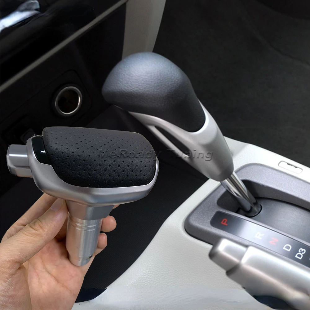 Carbon-Fiber-printed-auto-shift-knob-shifter-gear-stick-for-Honda-Civic ...