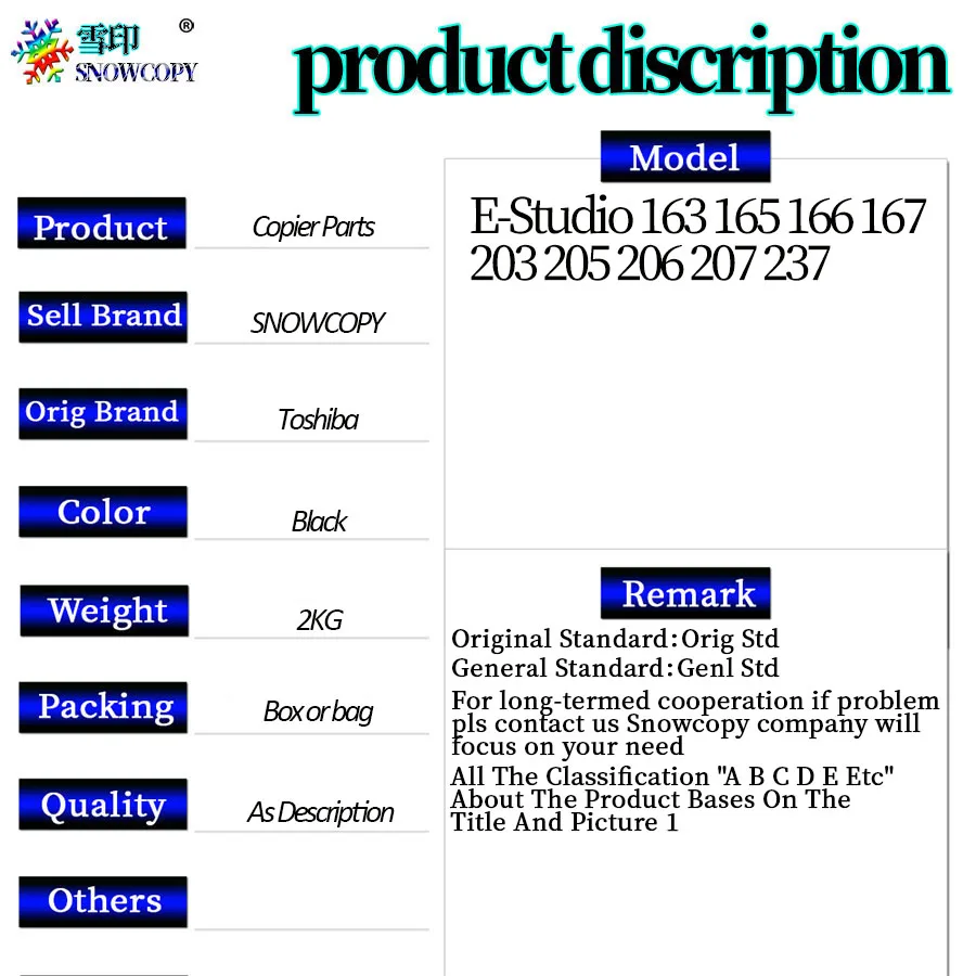 모델 번호: E-Studio 163 브랜드 이름: YUKIKAWA 근원: CN (정품)