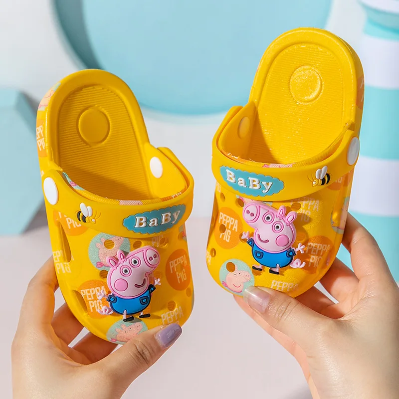 Children's Peppa Pig Novelty Toy Slippers Detachable Double, 52% OFF