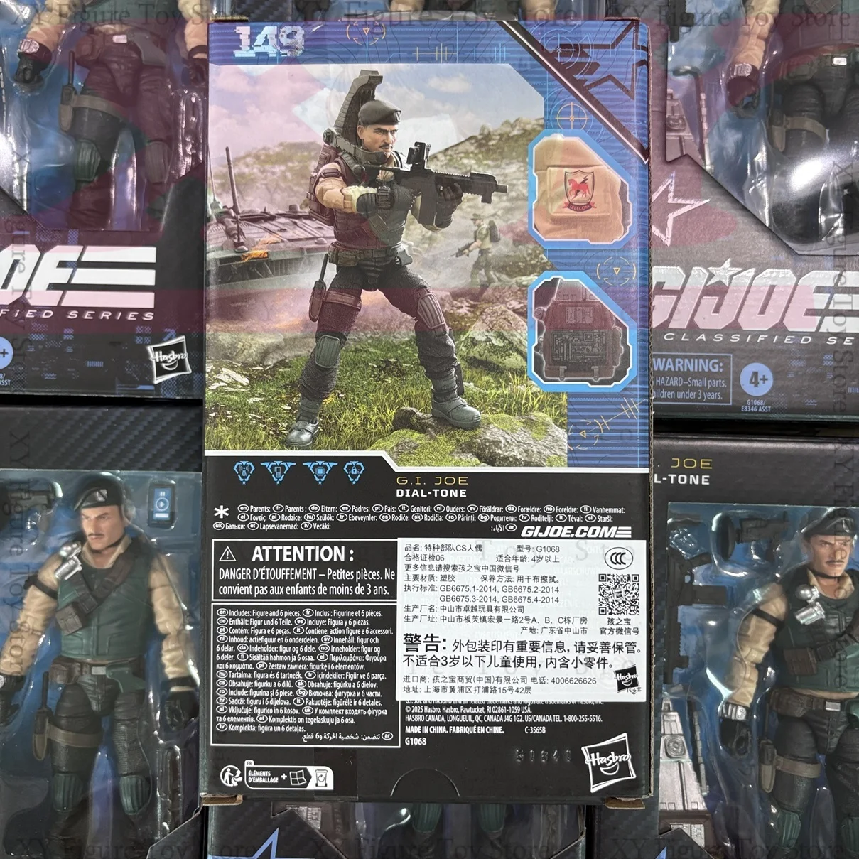 (Em estoque) GEN Joe GI Joe Classified Series 6 "149 Dial Tone Action ...