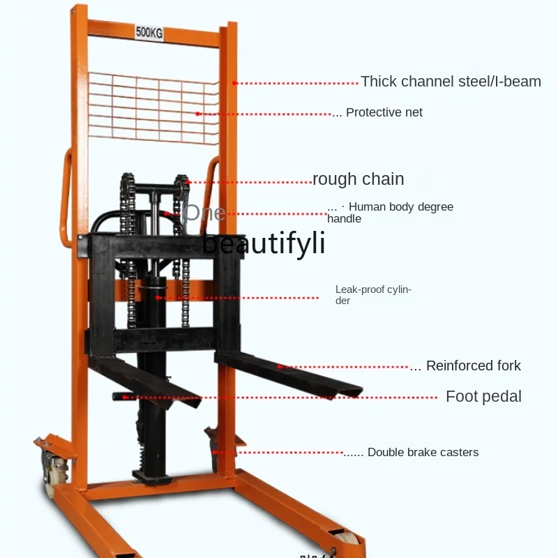 LBX-3-T-Hydraulic-Truck-Stacker-Lifting-Hand-Push-Semi-Electric ...