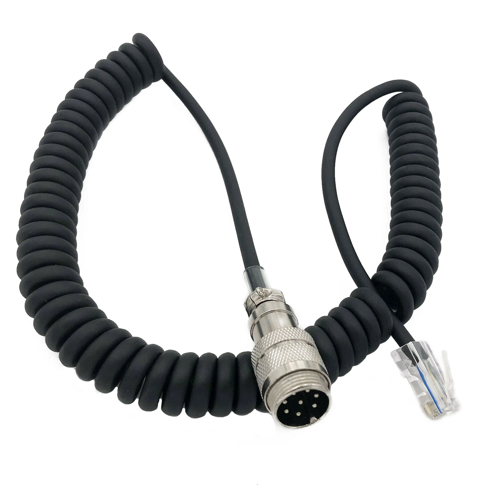 1Pc Microphone Adapter Cable Round 8 Pin Male To 8 Pin RJ 45 Microphone ...