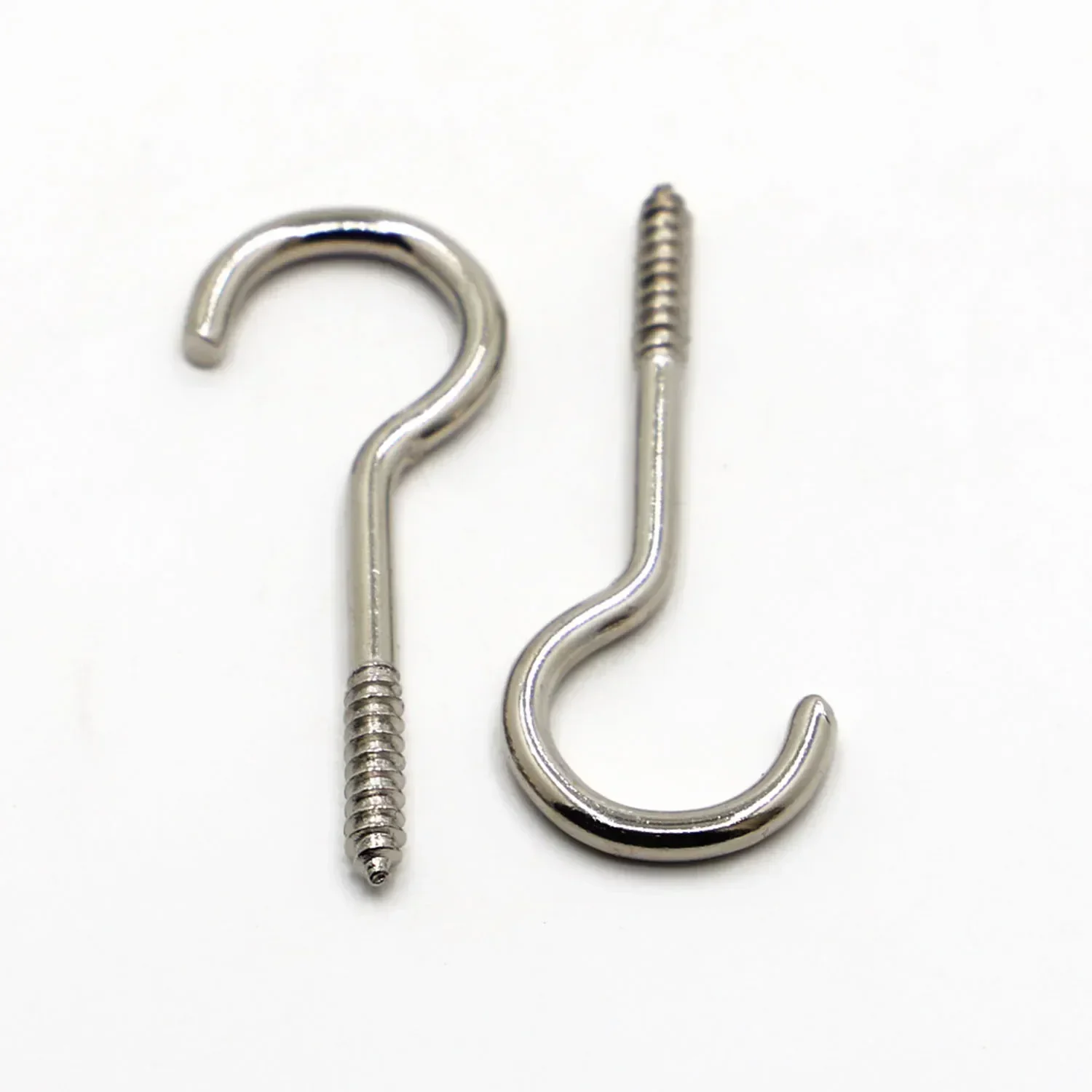 1#-14# Nickel Plated Carbon Steel Light Hook Ring Question Mark hooks ...