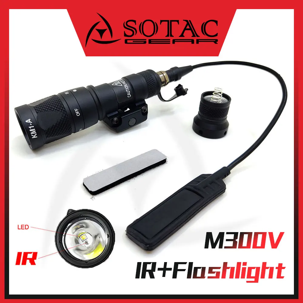 SOTAC Hunting M300V IR Flashlight Weapon Scout Light with Remote ...