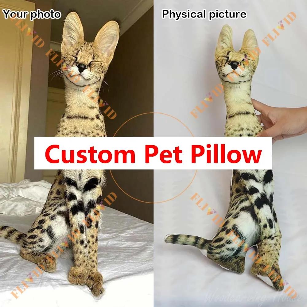 Custom-Funny-3D-Ugly-Cat-Pillow-Birthday-Gift-Animals-Dog-Pillows-From ...