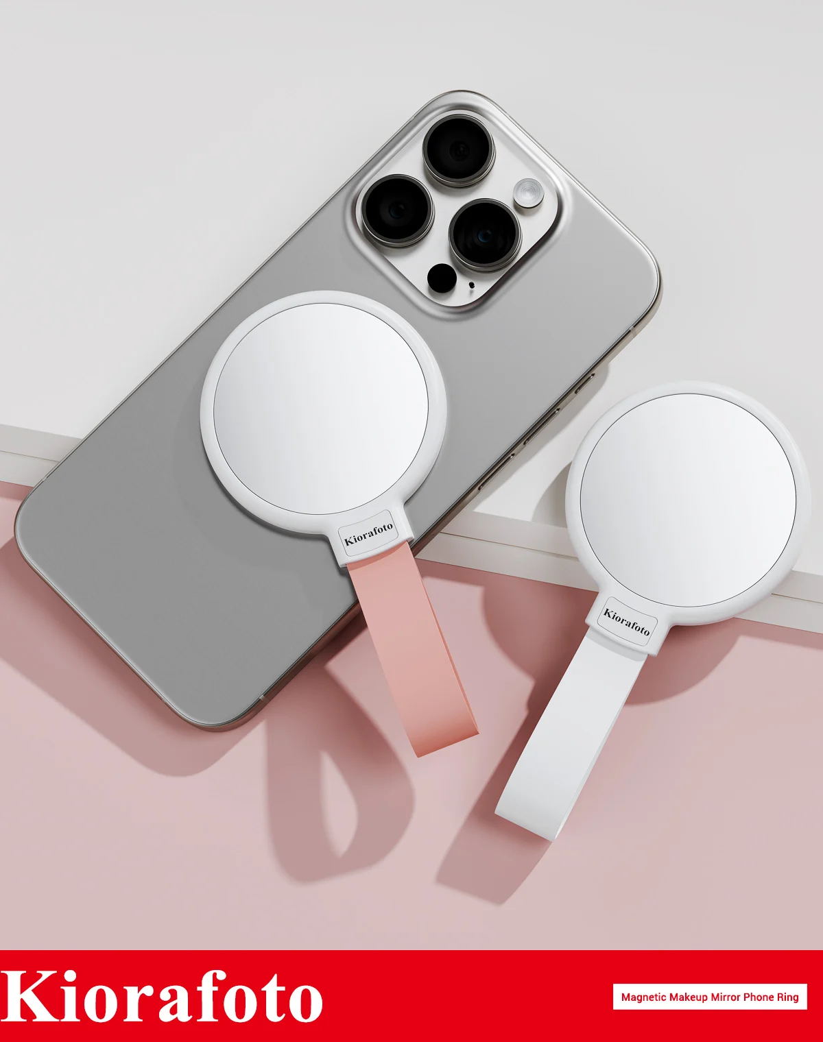Round-Magnetic-Phone-Mirror-Decal-Stick-on-Back-of-Phone-For-MagSafe ...