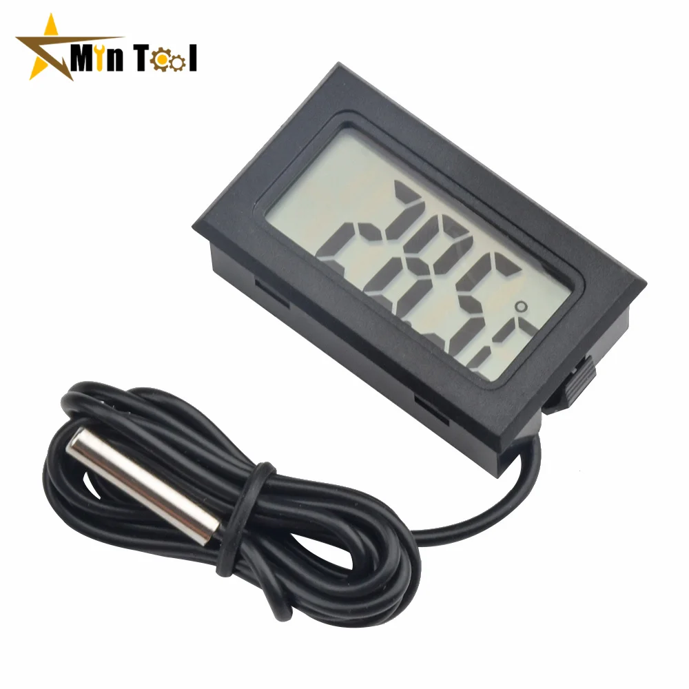 FY-10 LCD Digital Thermometer Aquarium Car Water Bath Temperature ...