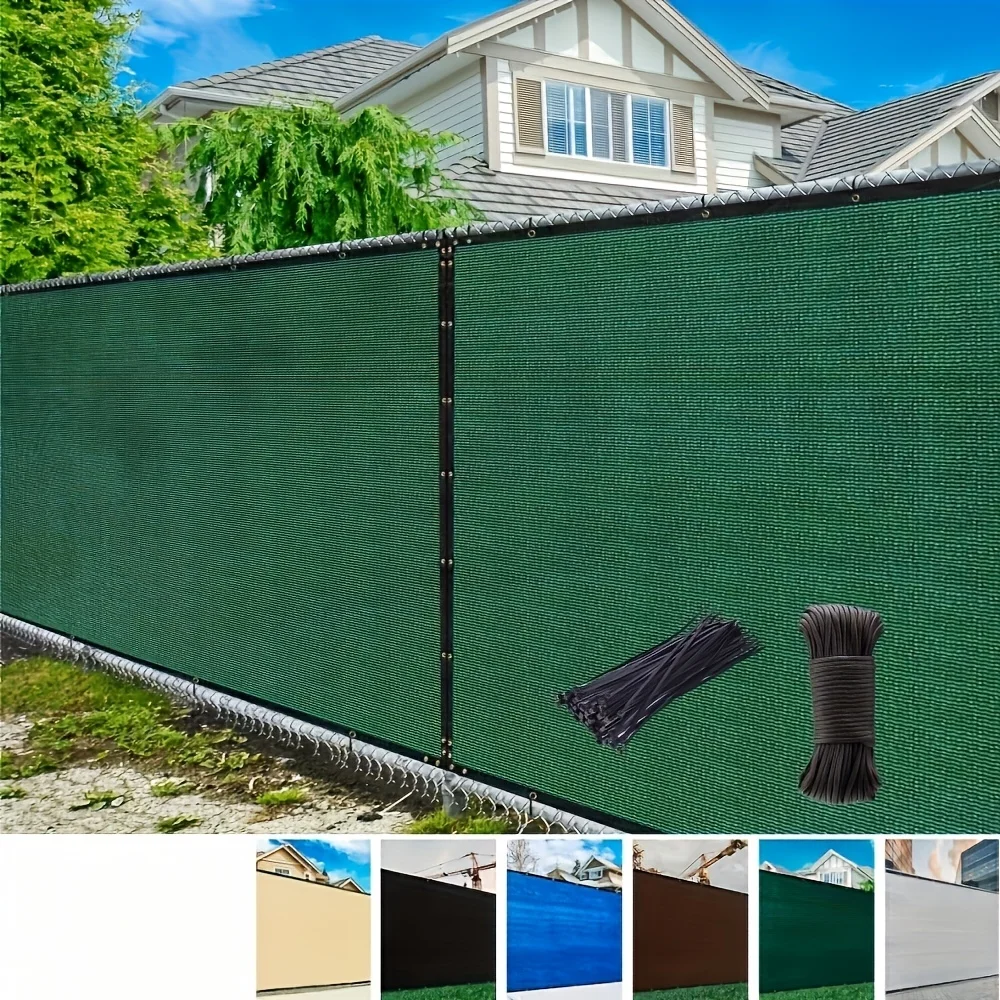 5' x 50' Privacy Screen Fence , Outdoor Backyard sunshade windshield ...