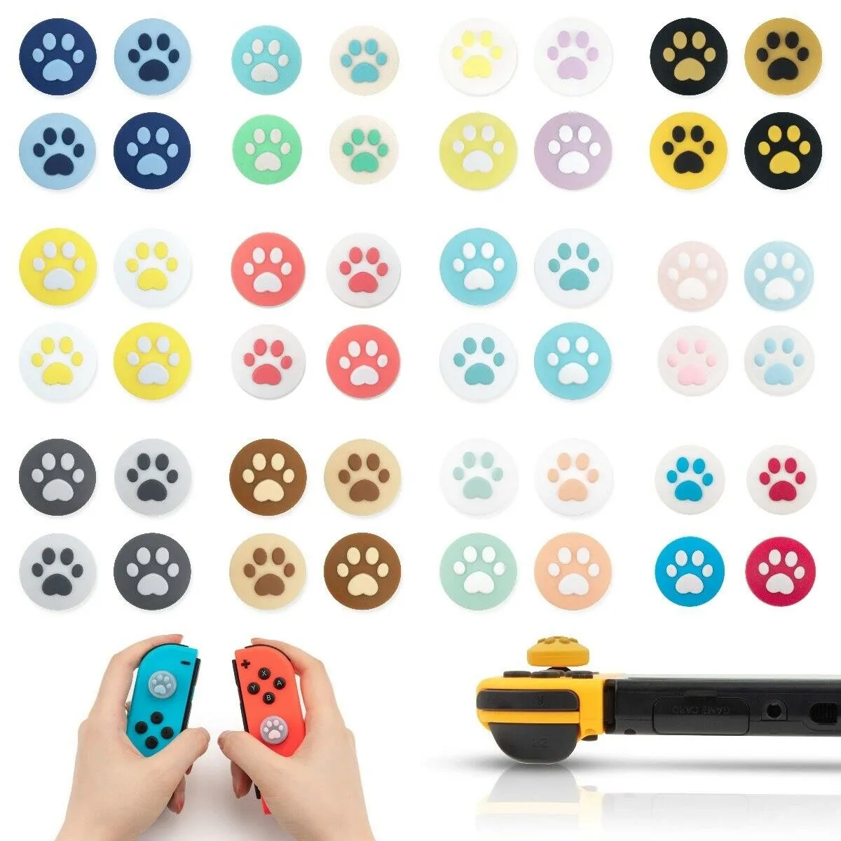 GeekShare-4pcs-Thumb-Grip-Caps-for-Switch-Lite-OLED-PS4-PS5-NS-Pro-Xbox ...