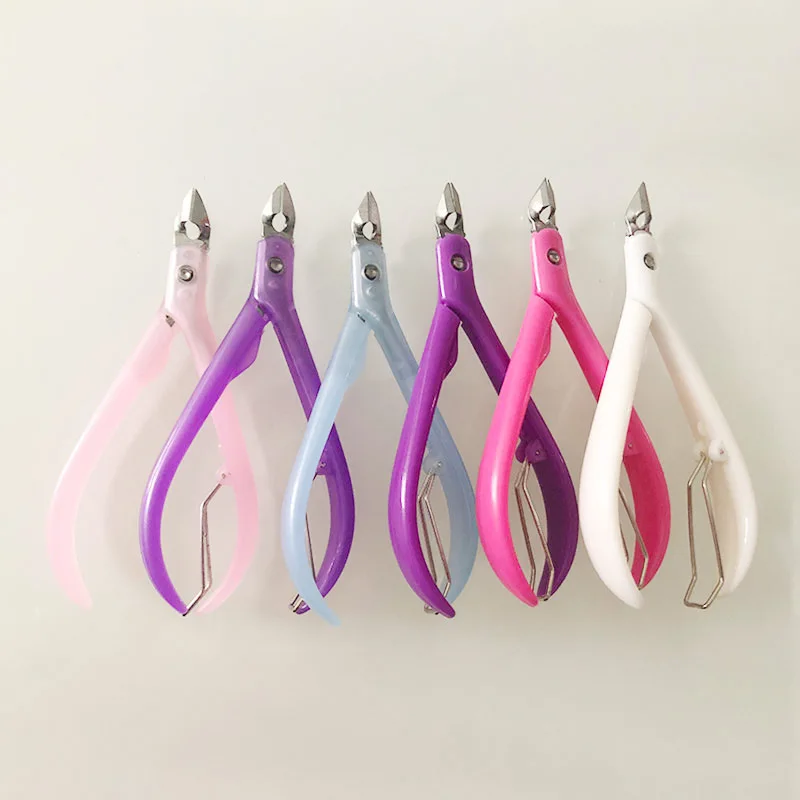 ABS Handle Toenail Ingrown Nail Art Cuticle Nipper Clipper Edge Cutter ...