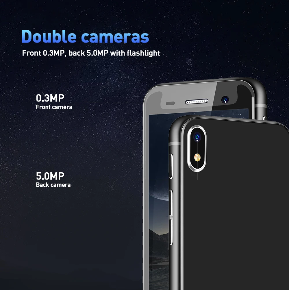 Melrose S9 Plus 4G Android 7.0 Mini Smartphones Quad Core 1G RAM 8GB ...